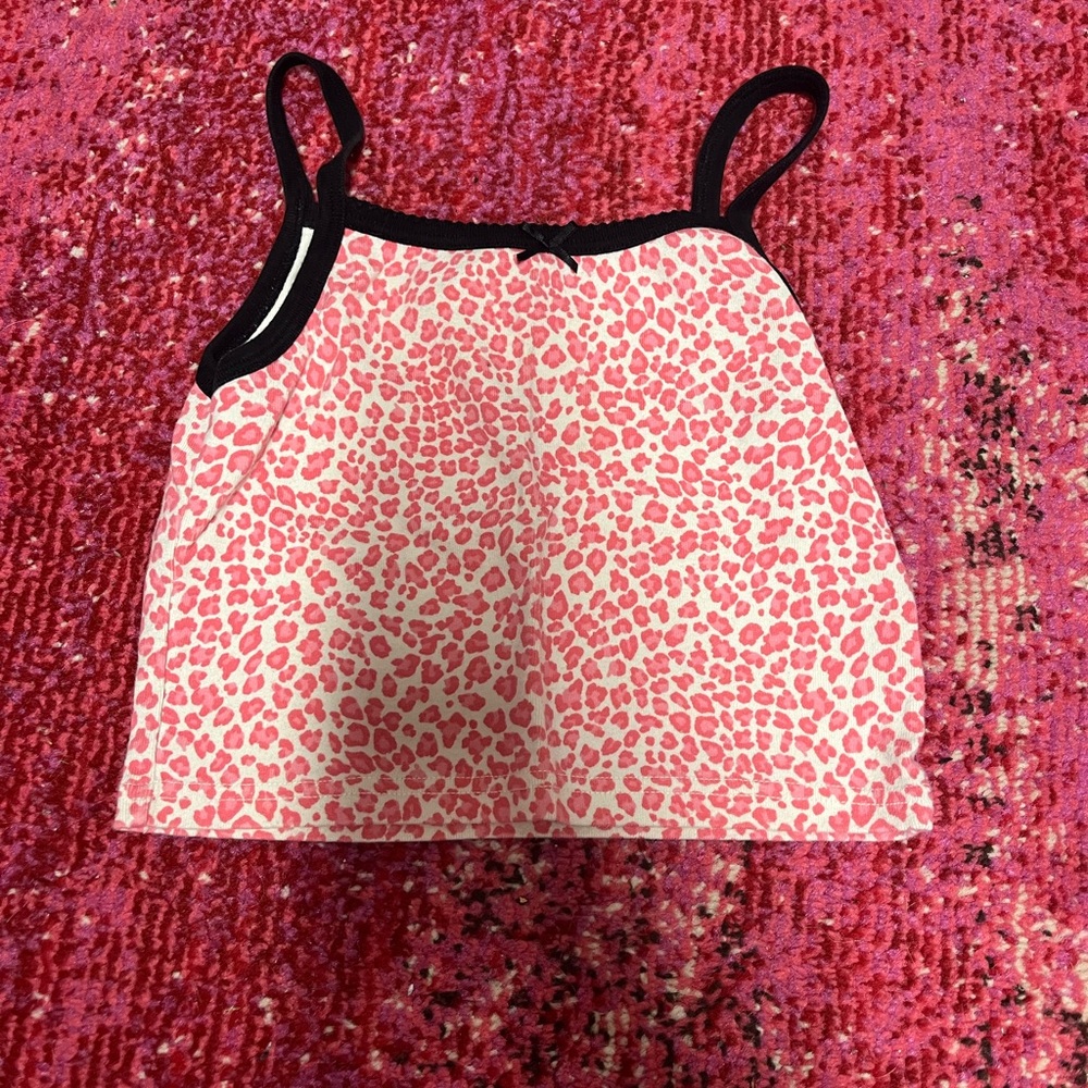 Brandy Melville Pink Cheetah Top - Gem